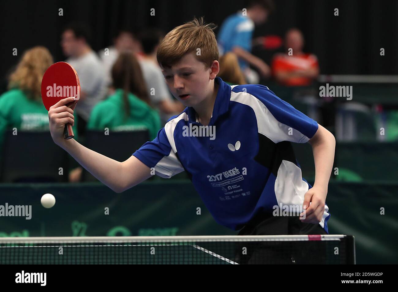 North East's Joshua Weatherby in action during the boys team table ...