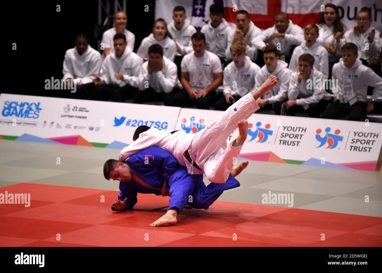 England's Max Greggory and Scotland's Andrew Mcwatt compete during the ...