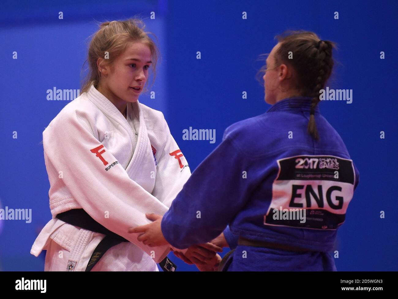 Scotland's Hannah Wood and England's Emily Tye compete in the Womens ...