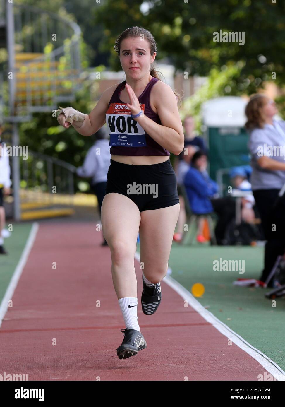 England North's Amy Carr competes in the Combined Long Jump Ambulant in ...
