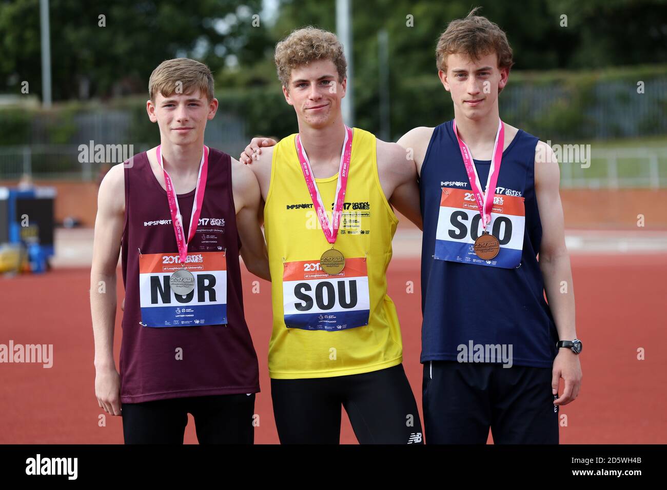 England North's Harry Ditchfield (silver), England South's Tom Hewson ...