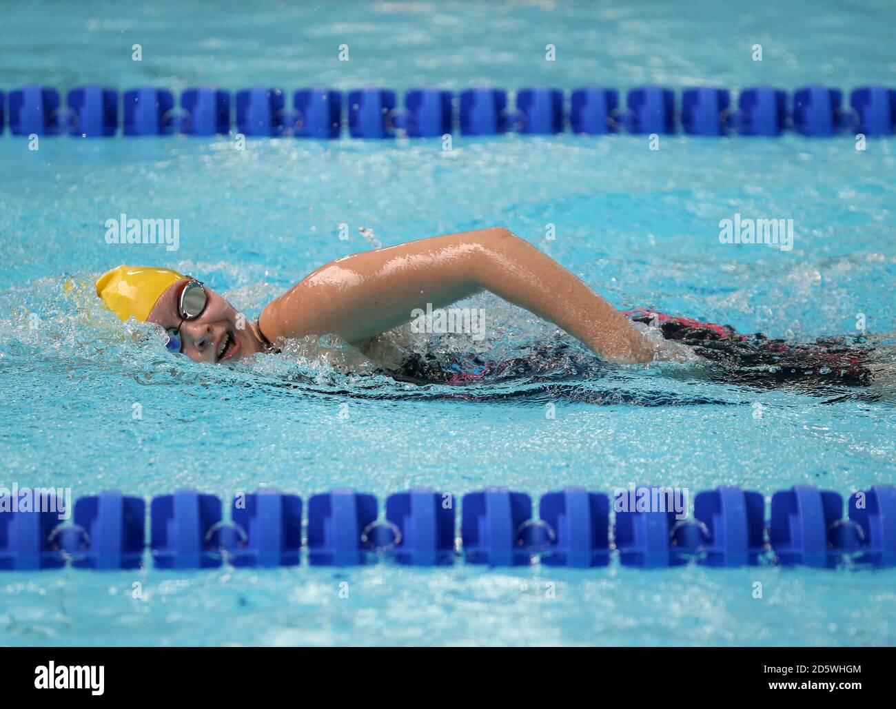 England Central's Porsha Jones competes in the Girls 400m MC freestyle ...