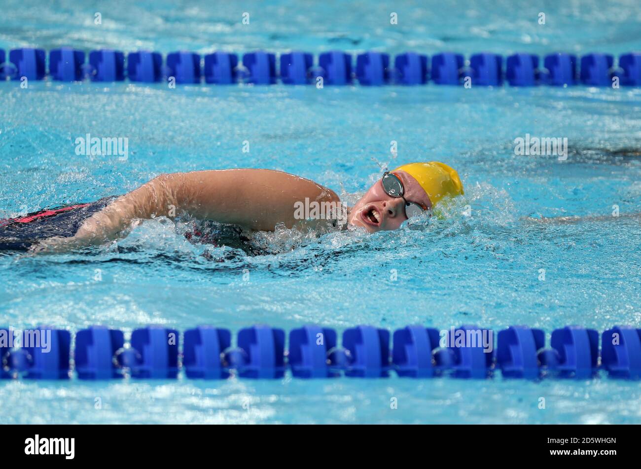 England Central's Porsha Jones competes in the Girls 400m MC freestyle ...