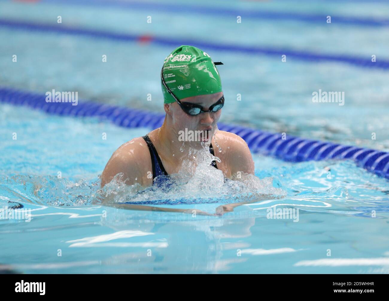 Ireland's Zoe Thomson competes in the Girls 200m breaststroke in the ...