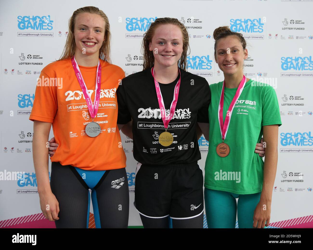England East's Brodie Judge (silver), England North's Katie Laybourn ...