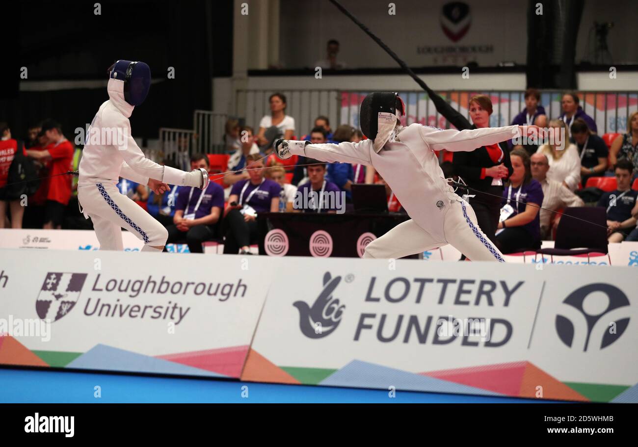 Scotland's Dylan Morrison and Scotland's Alex Papadopoulos compete in ...