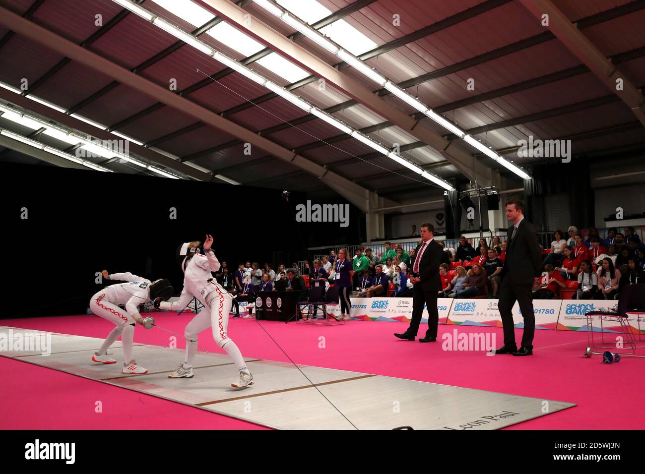 England's Laura Sheffield and England's Alexandra Powell compete in the ...