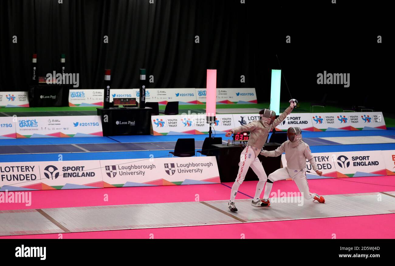 England's James Edwards and England's Jamie Craze compete in the Men's ...