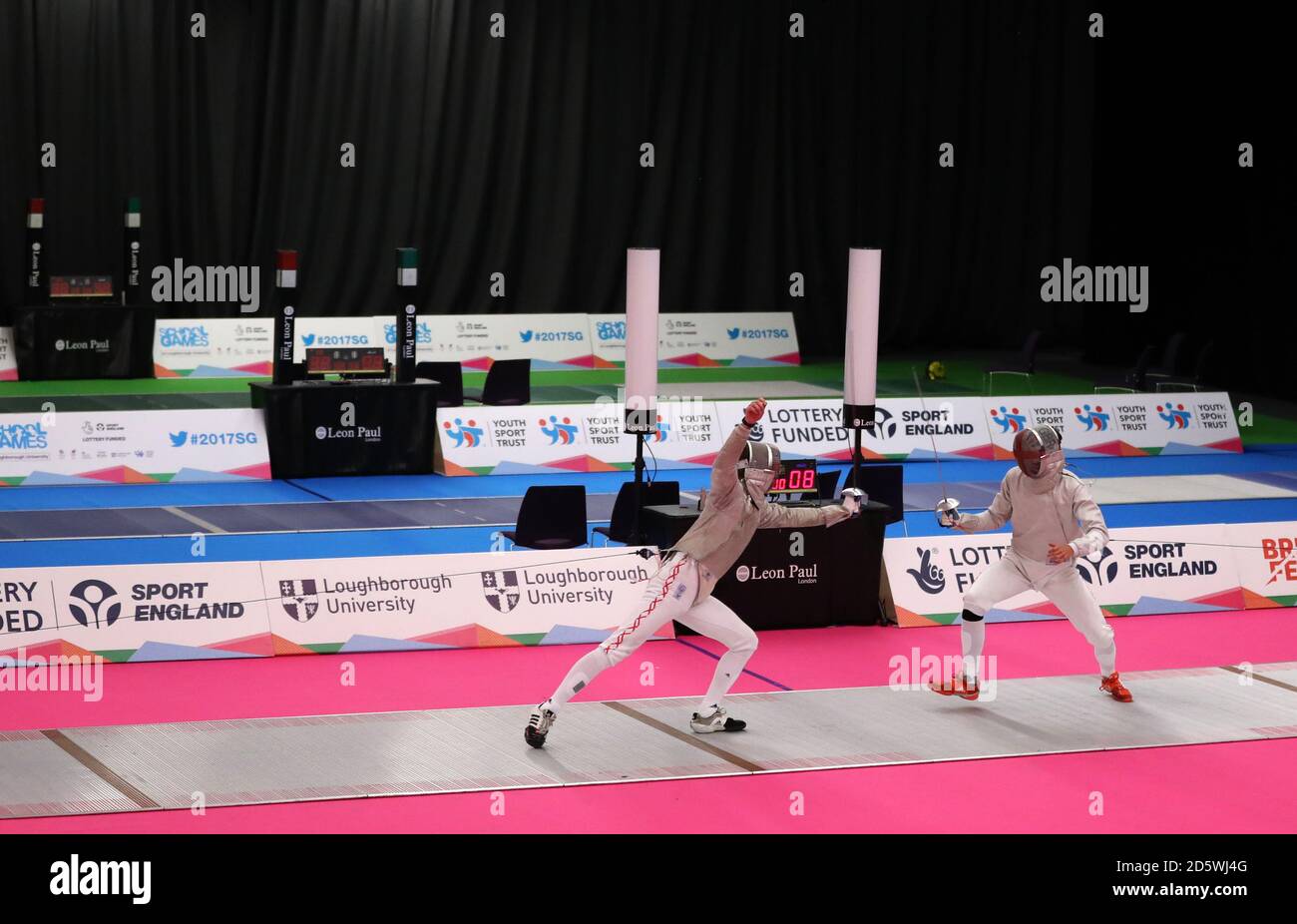 England's James Edwards and England's Jamie Craze compete in the Men's ...