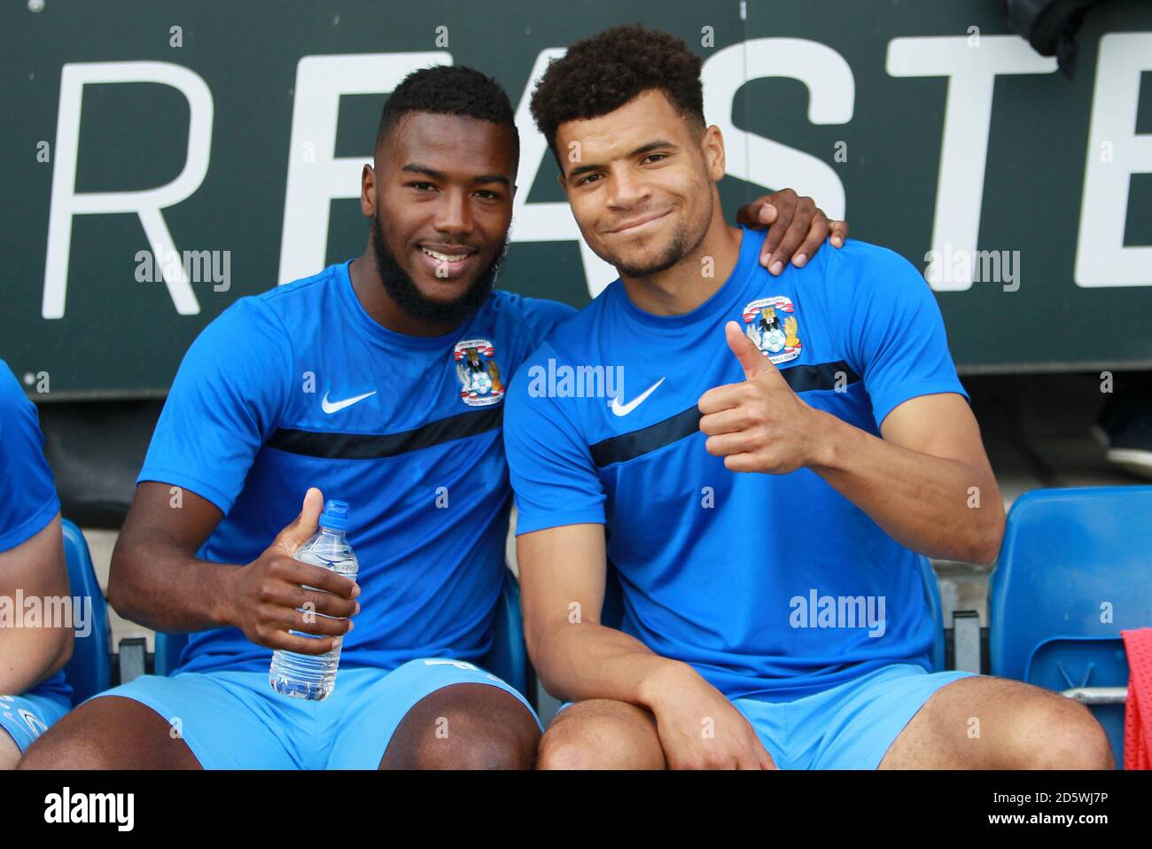 Coventry City's Duckens Nazon (left) and Maxime Biamou Stock Photo - Alamy