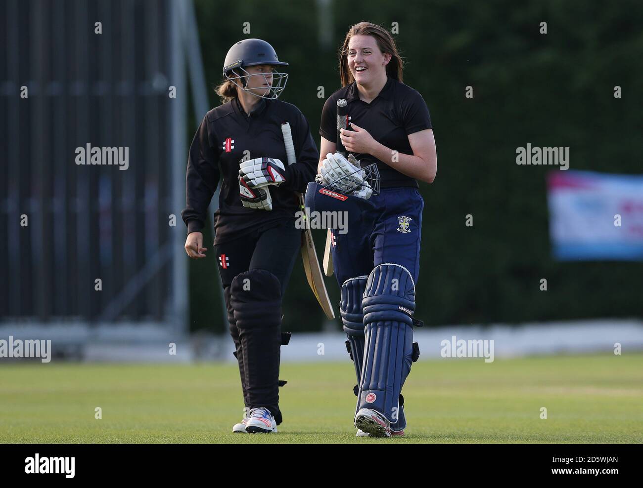 Team Knight's (Black) Charlotte Phillips and Helen Fenby celebrate ...