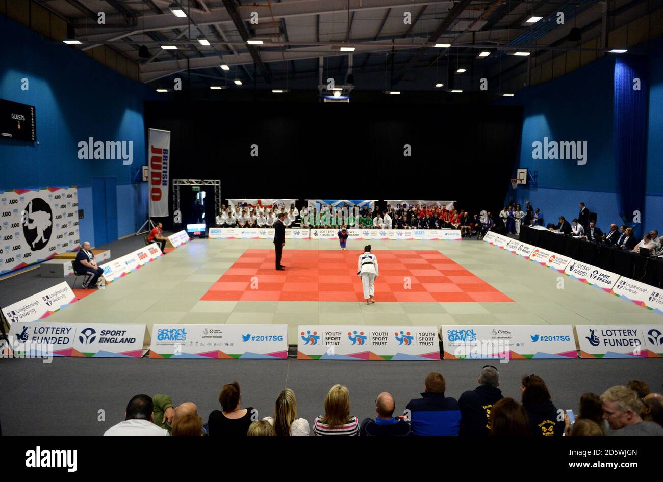 General view of action during the Judo Competition during the 2017 ...