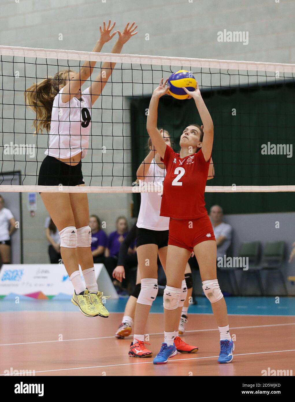 General action during England Cadet' girls and England Junior's girls ...