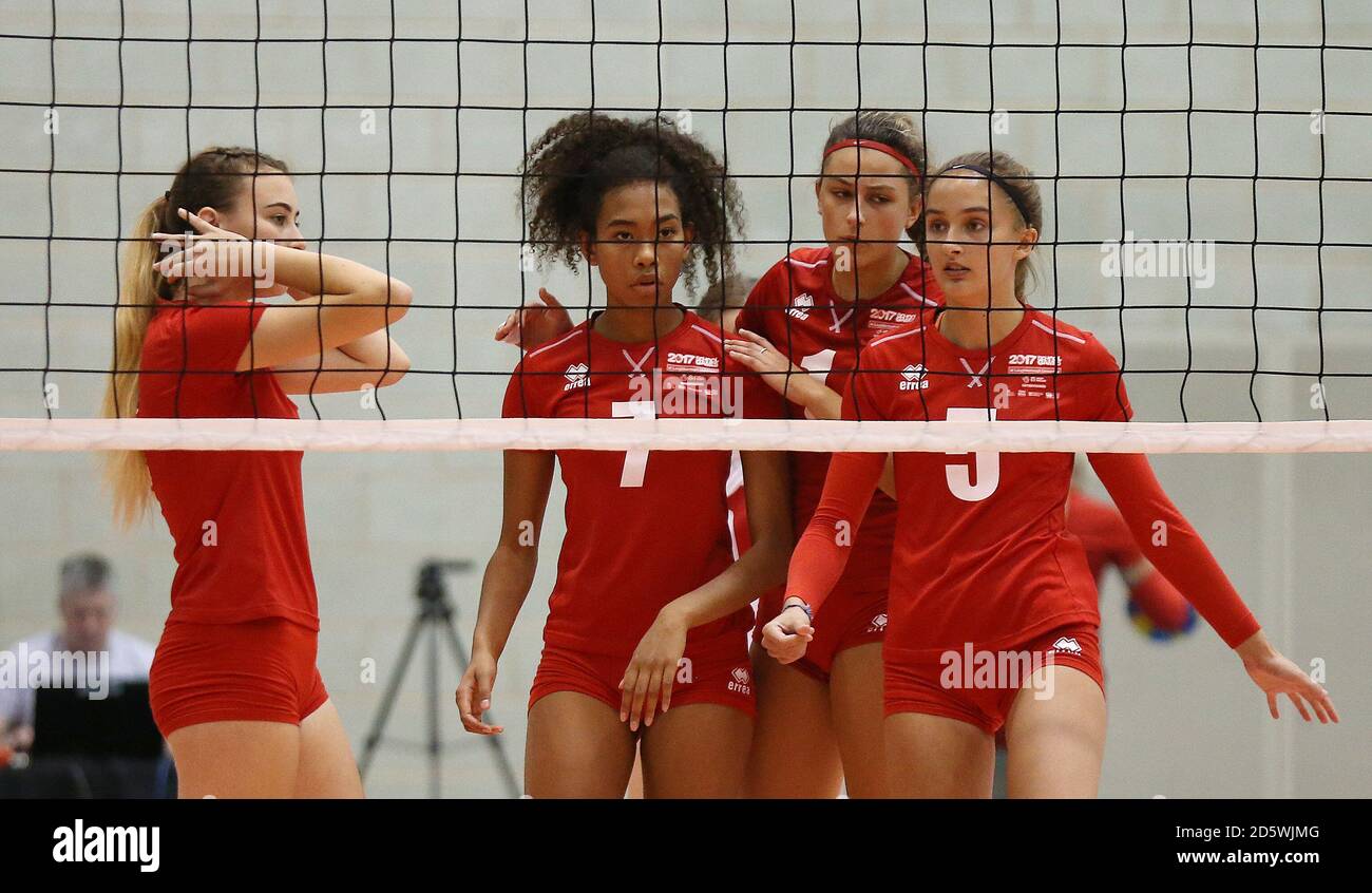 General action during England Cadet' girls and England Junior's girls ...