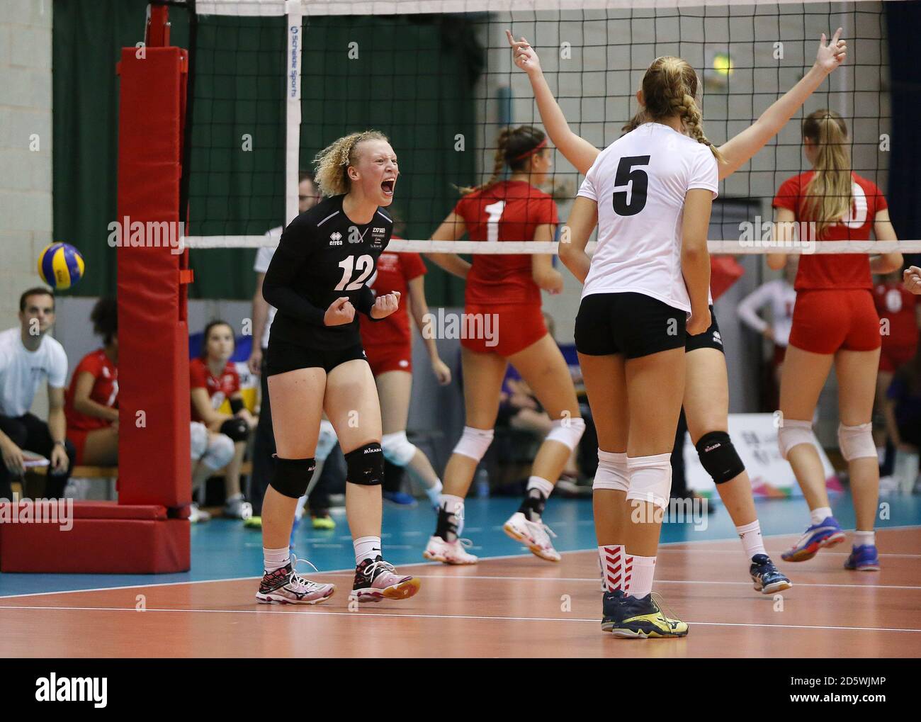 General action during England Cadet' girls and England Junior's girls ...