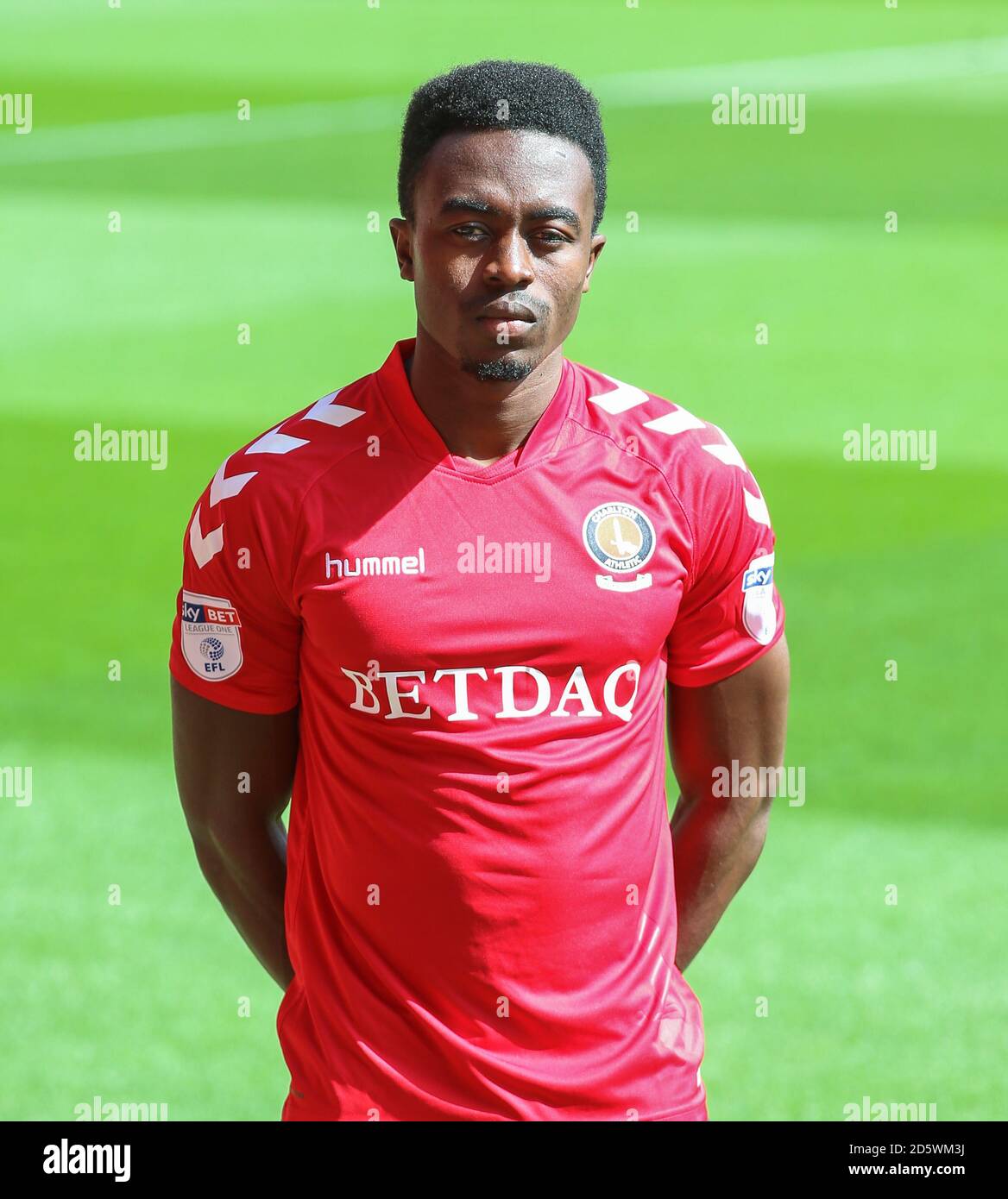 Charlton Athletic's new signing Joe Dodoo Stock Photo - Alamy