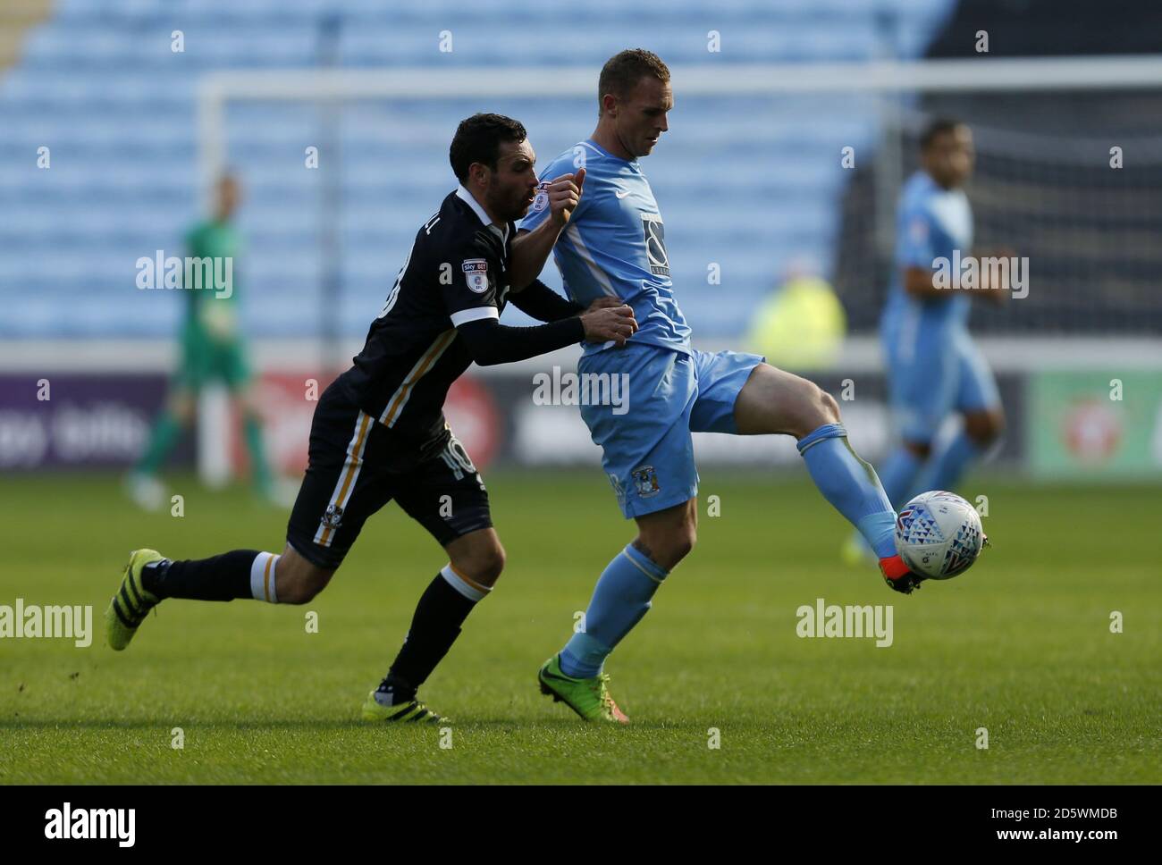 Coventry City's Stuart Beavon and Port Vale's David Worrall Stock Photo ...