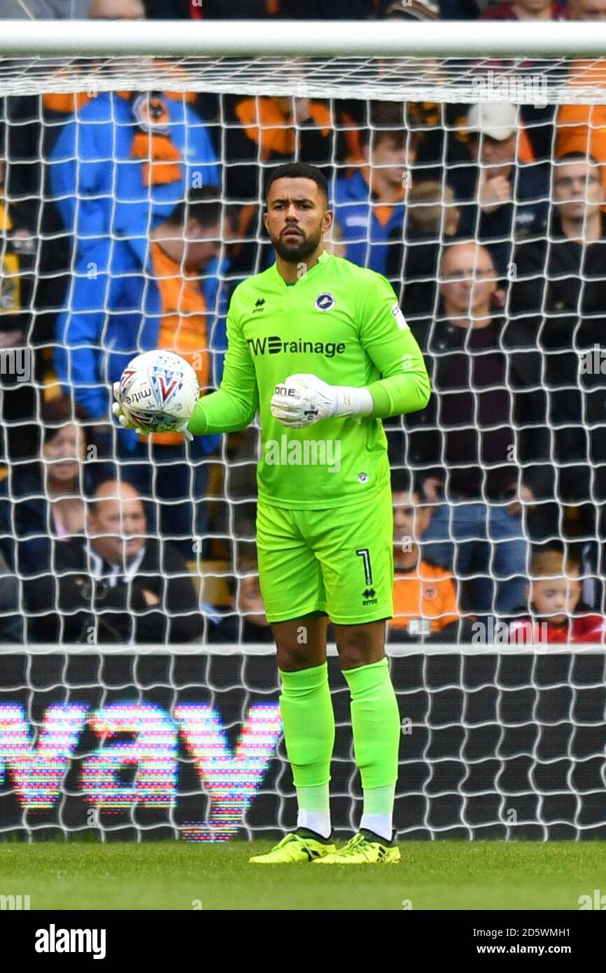 Millwall goalkeeper Jordan Archer Stock Photo - Alamy