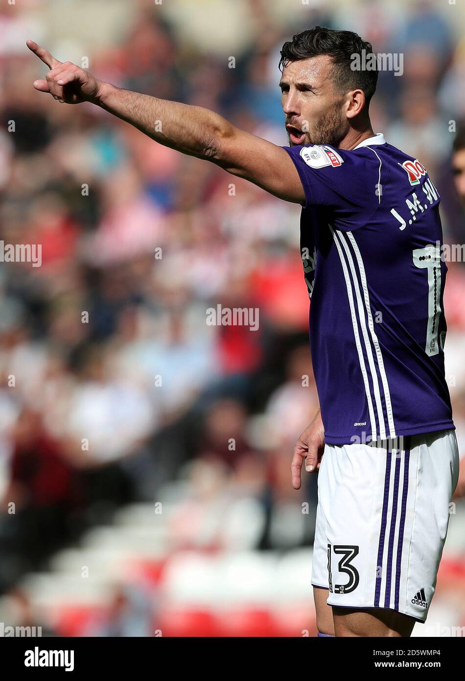 Sheffield United's Jake Wright Stock Photo - Alamy