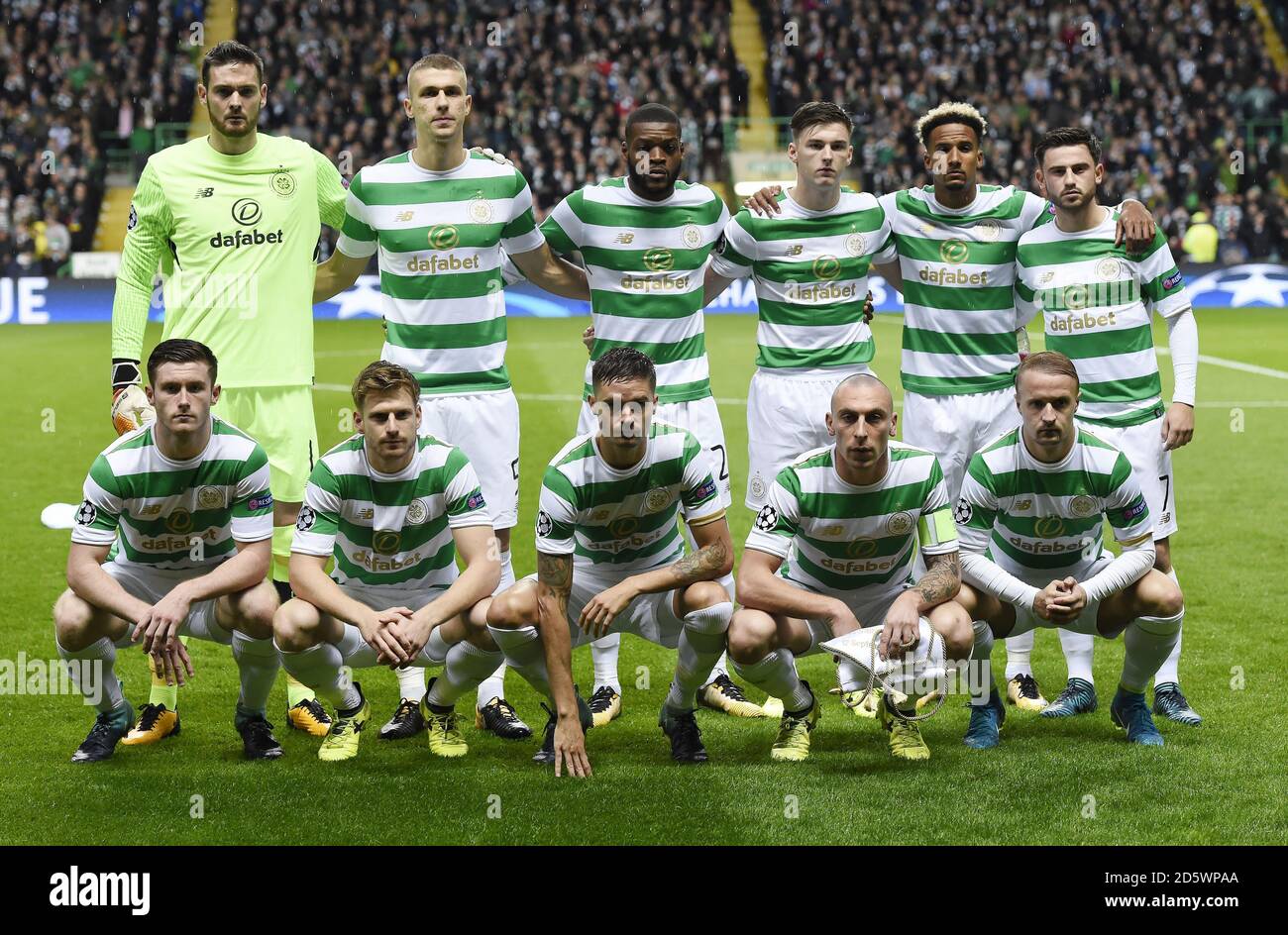 Celtic team group before kick off Stock Photo - Alamy