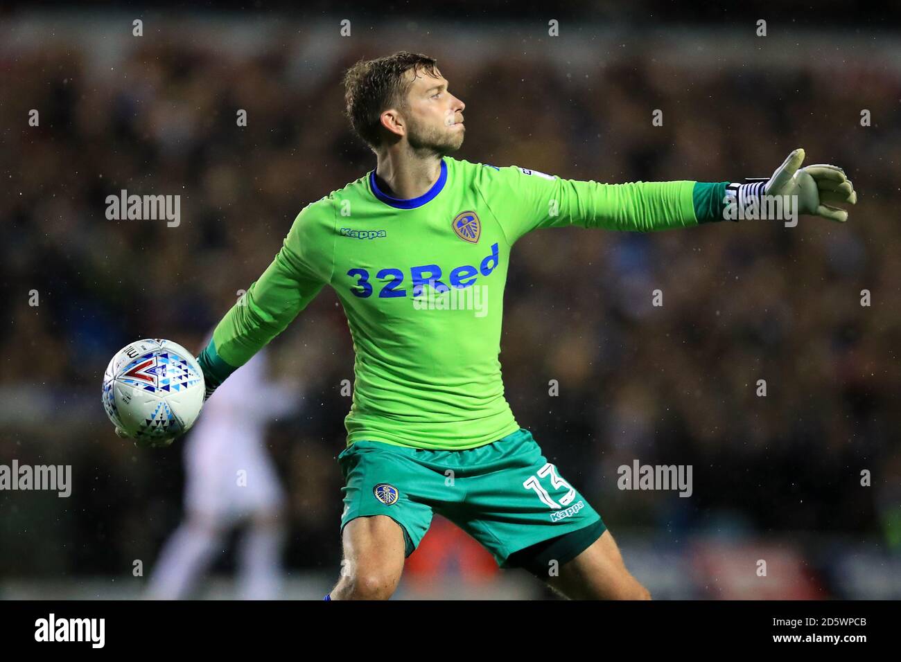 Leeds United goalkeeper Felix Wiedwald Stock Photo - Alamy