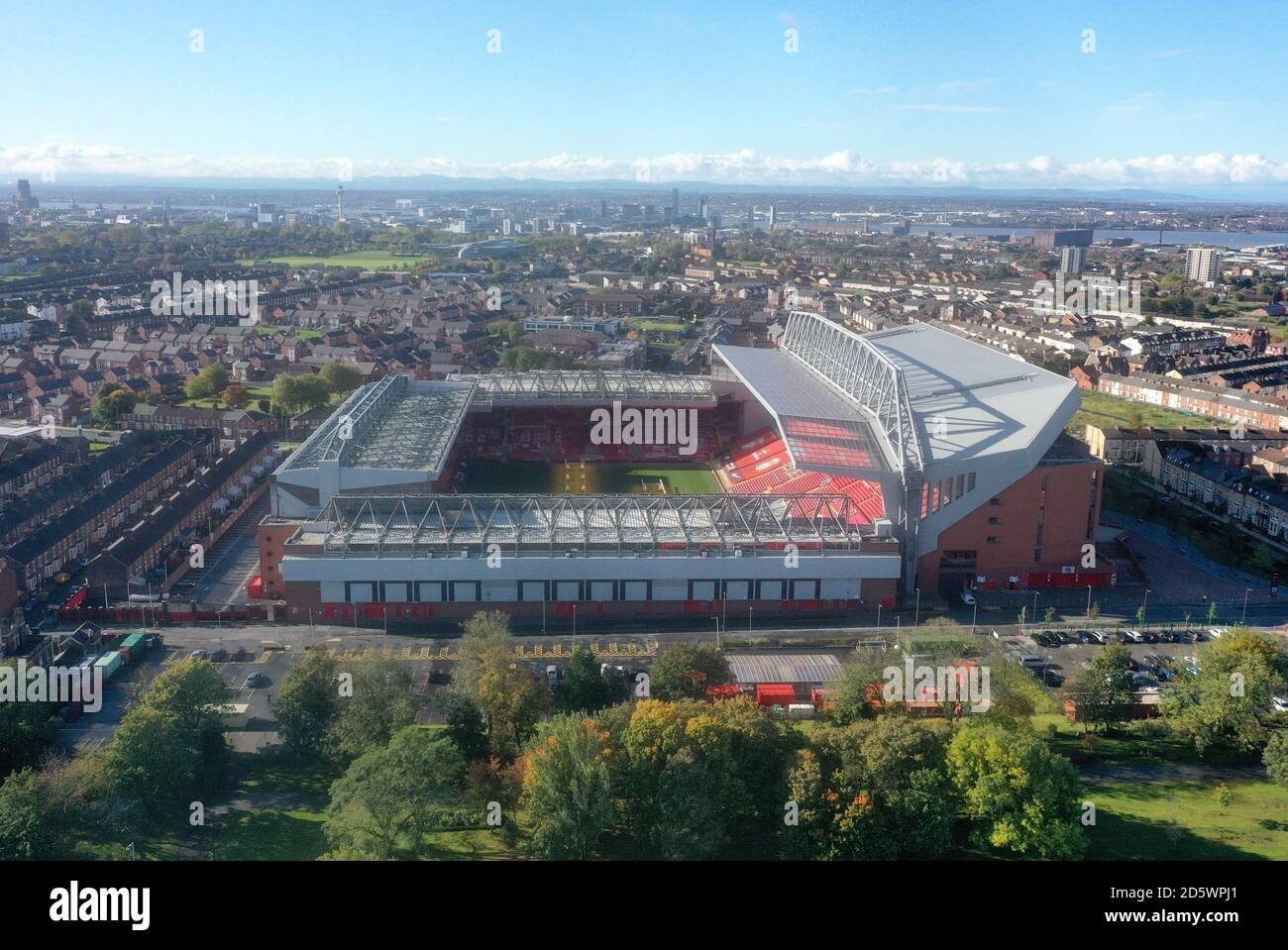 Anfield stadium aerial hi-res stock photography and images - Alamy