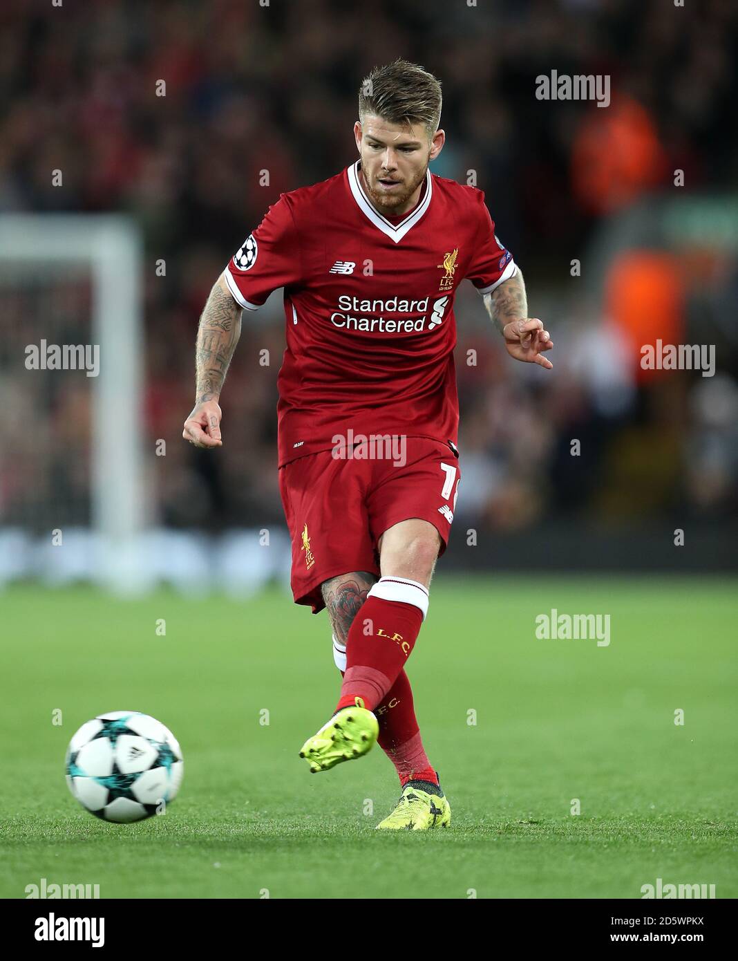 Liverpool's Alberto Moreno Stock Photo - Alamy