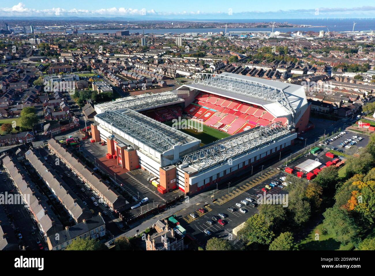 Anfield drone hi-res stock photography and images - Alamy