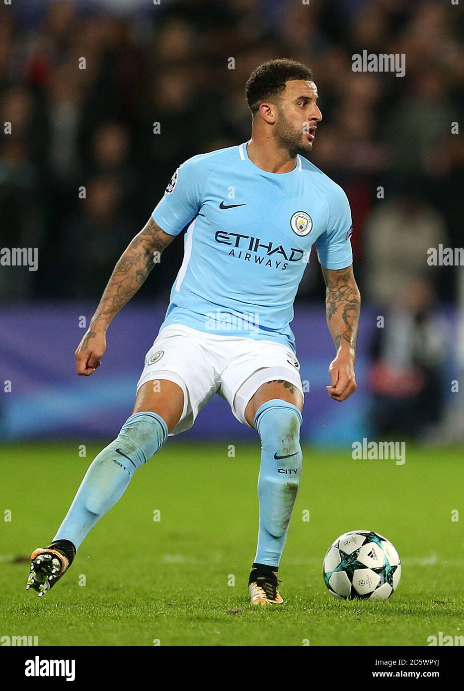 Soccer football ucl man city europe european cup de kuip hi-res stock ...