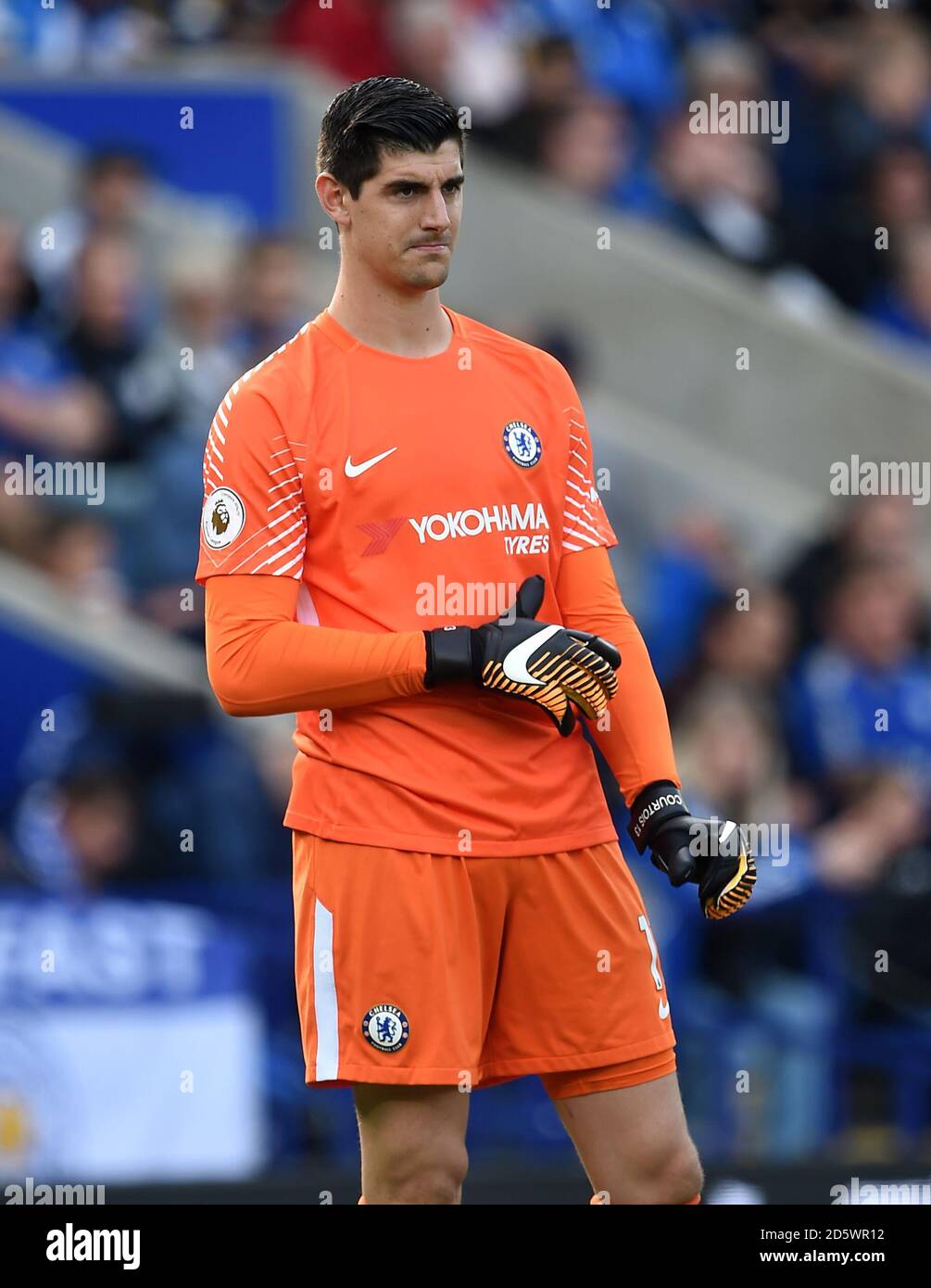 Chelsea goalkeeper Thibaut Courtois Stock Photo - Alamy