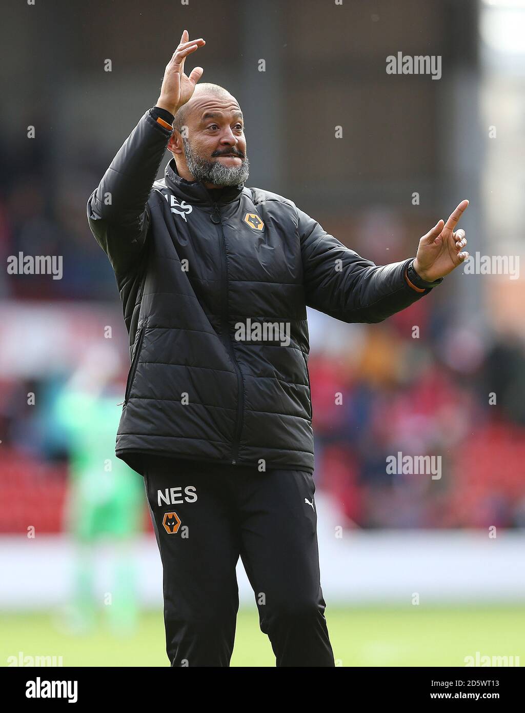 Wolverhampton Wanderers' manager Nuno Espirito Santo celebrates at the ...