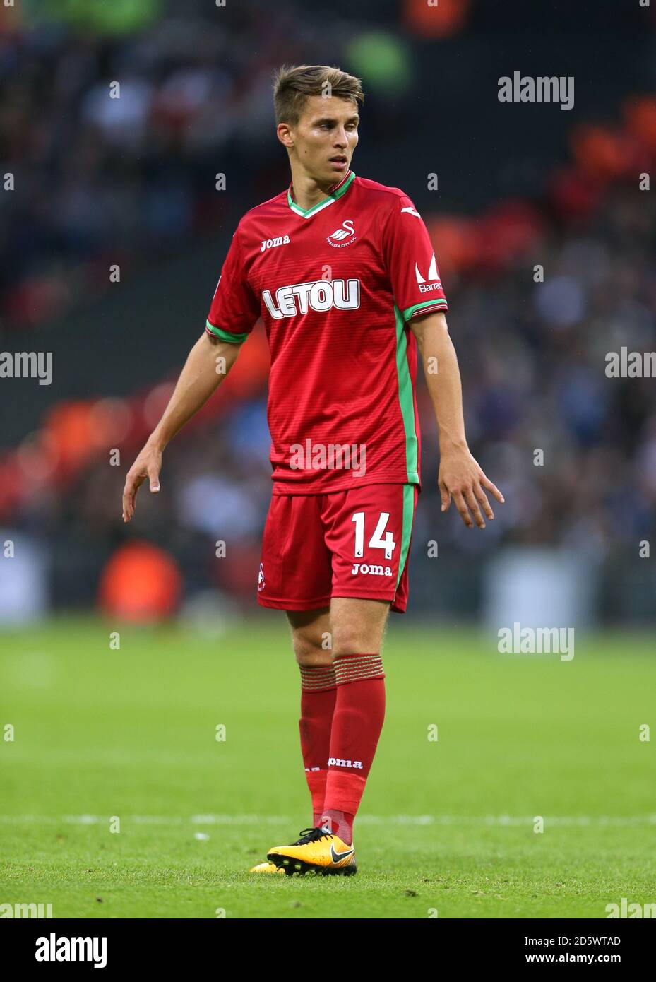 Swansea City's Tom Carroll Stock Photo - Alamy