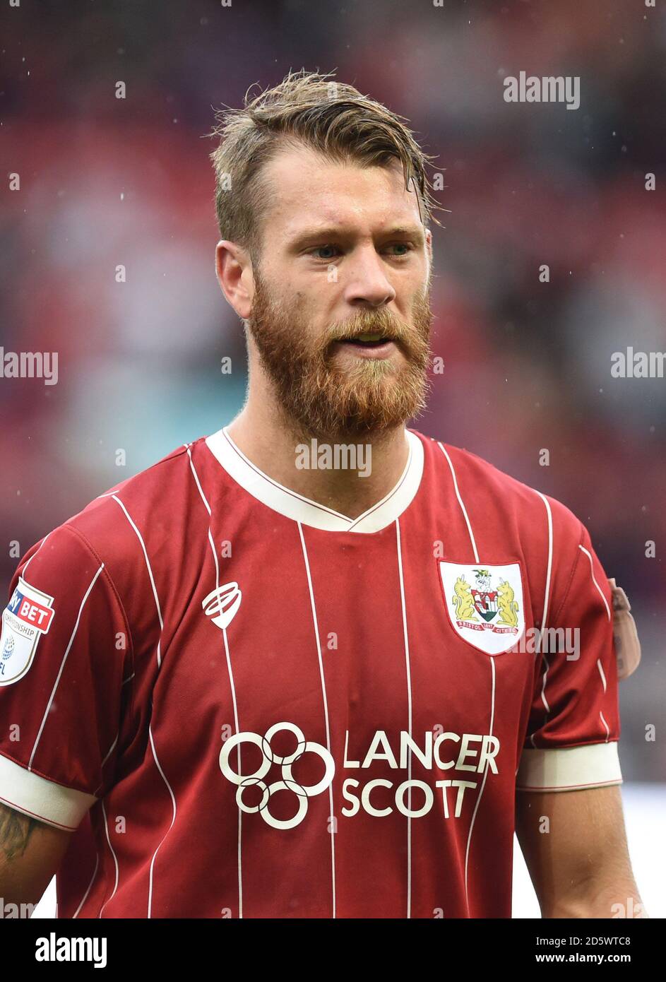Bristol City's Nathan Baker Stock Photo - Alamy