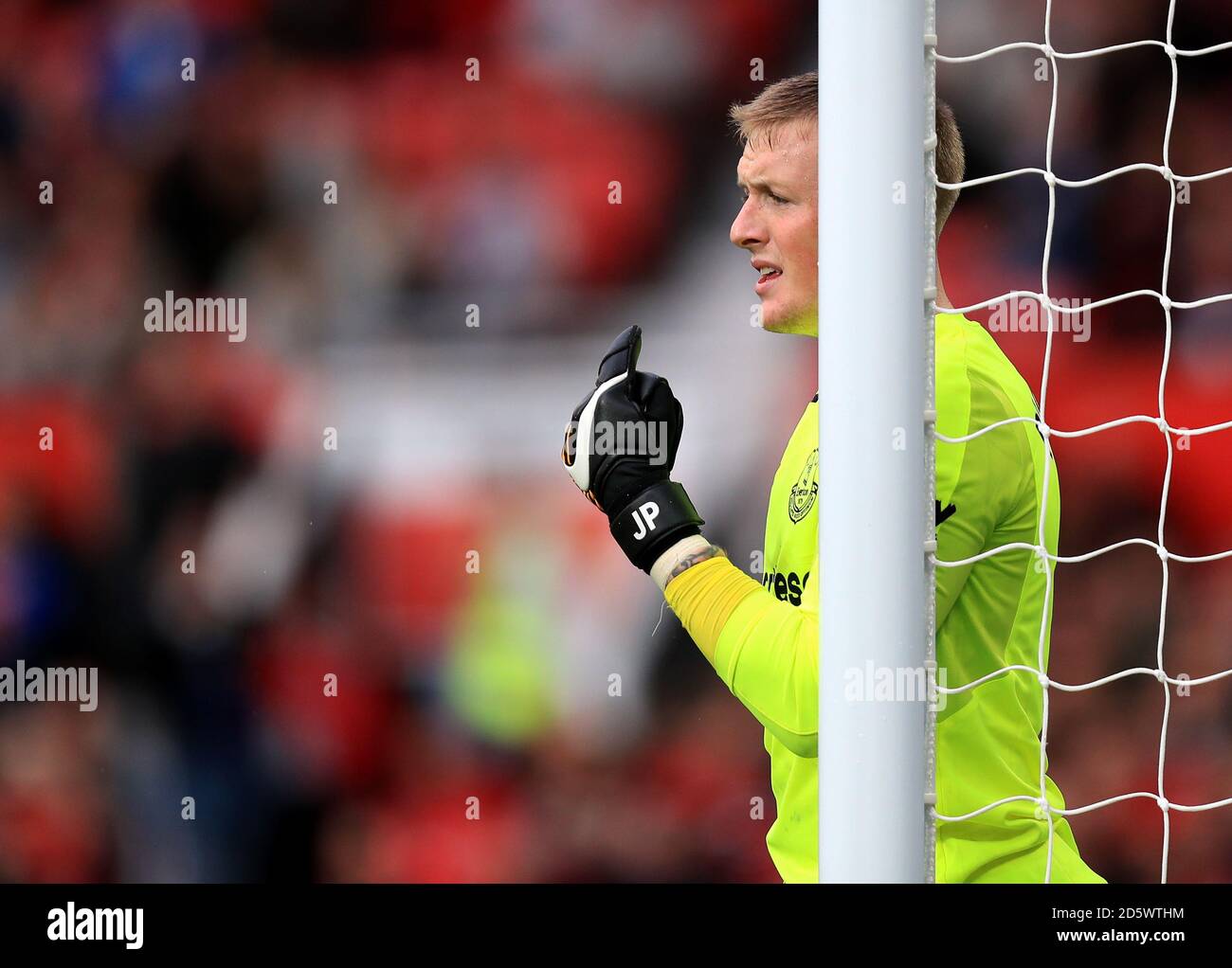 Everton goalkeeper Jordan Pickford Stock Photo - Alamy