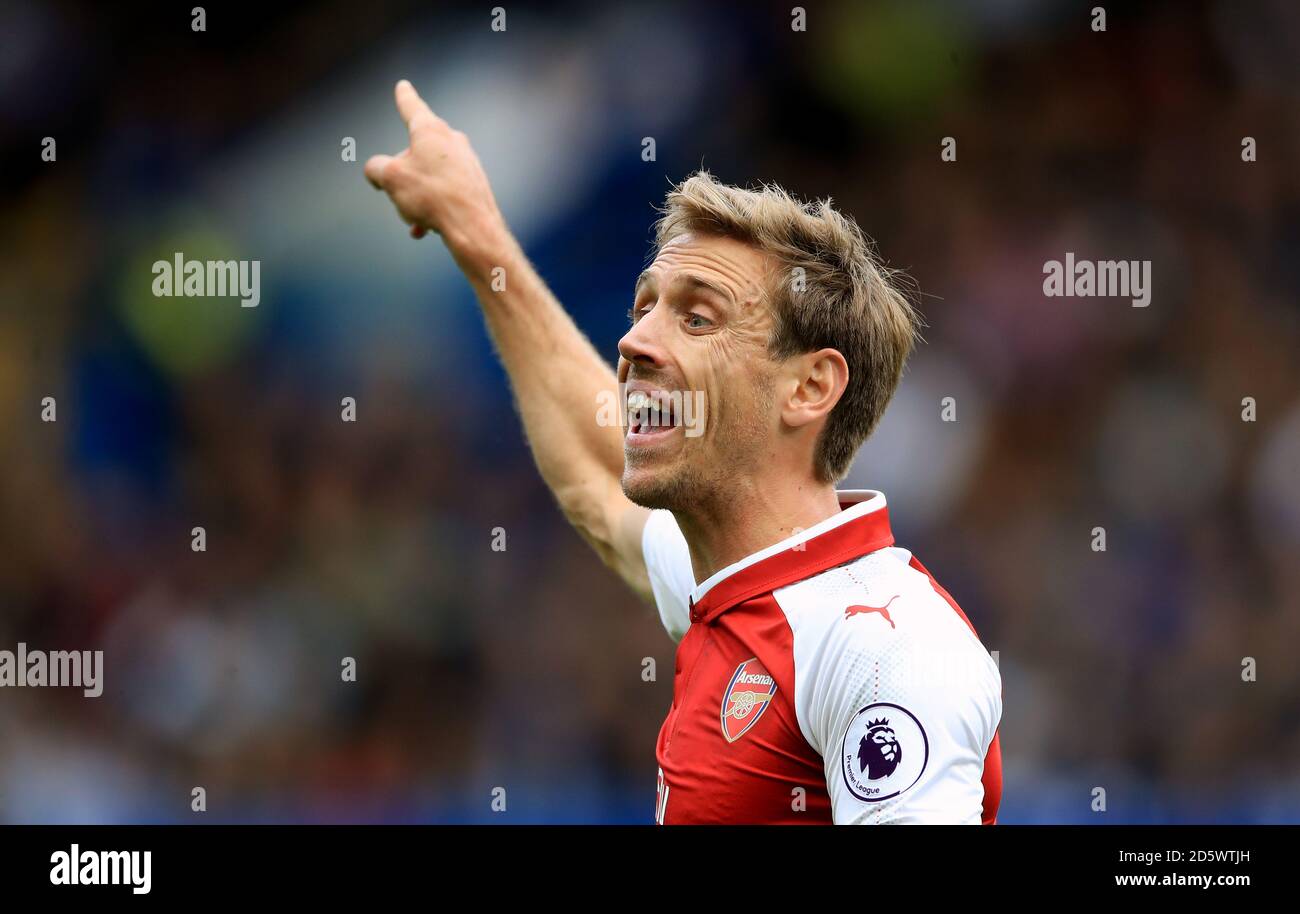 Nacho Monreal, Arsenal Stock Photo - Alamy