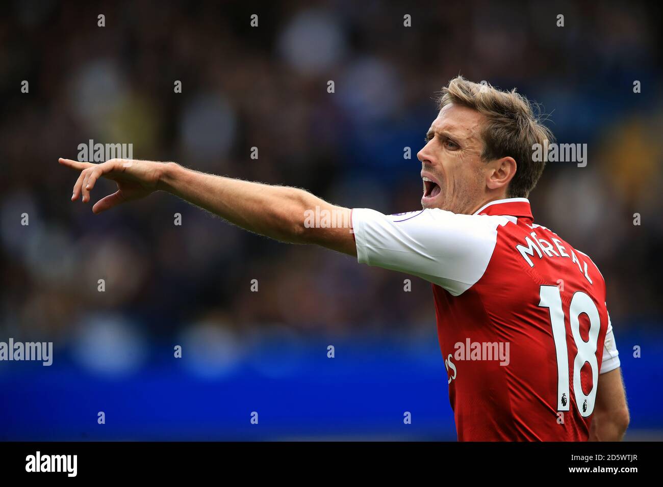 Nacho Monreal, Arsenal Stock Photo - Alamy