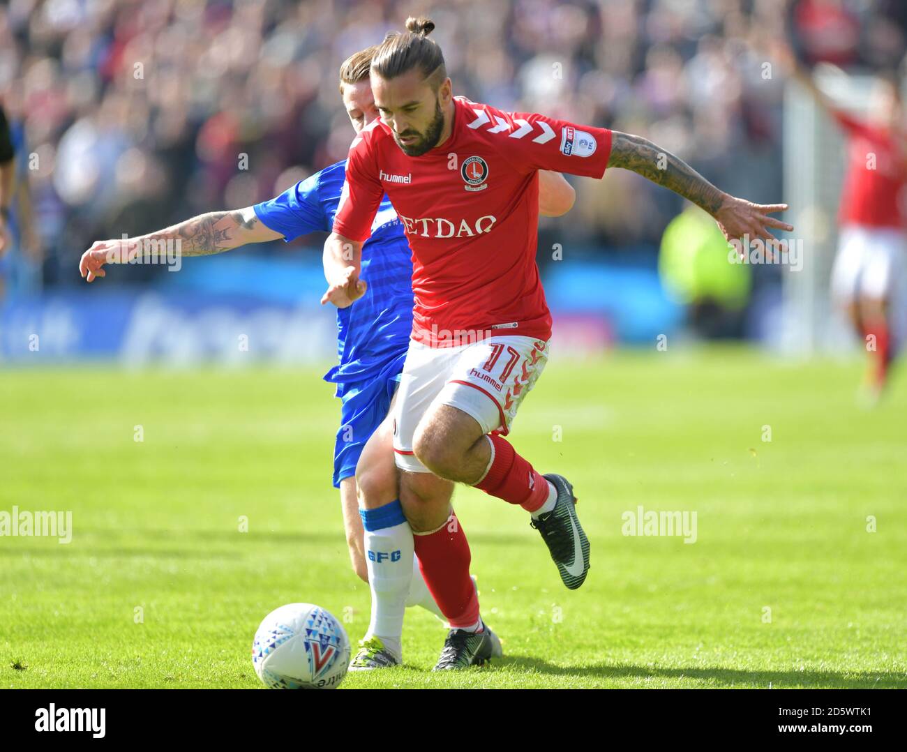 Charlton Athletic's Ricky Holmes Stock Photo - Alamy
