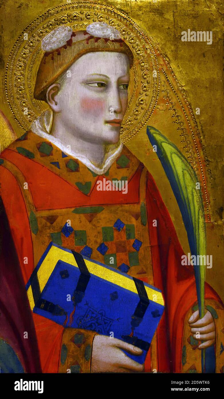 St Stephen 1365 by Giovanni del Biondo‎ (He was active in the period ...