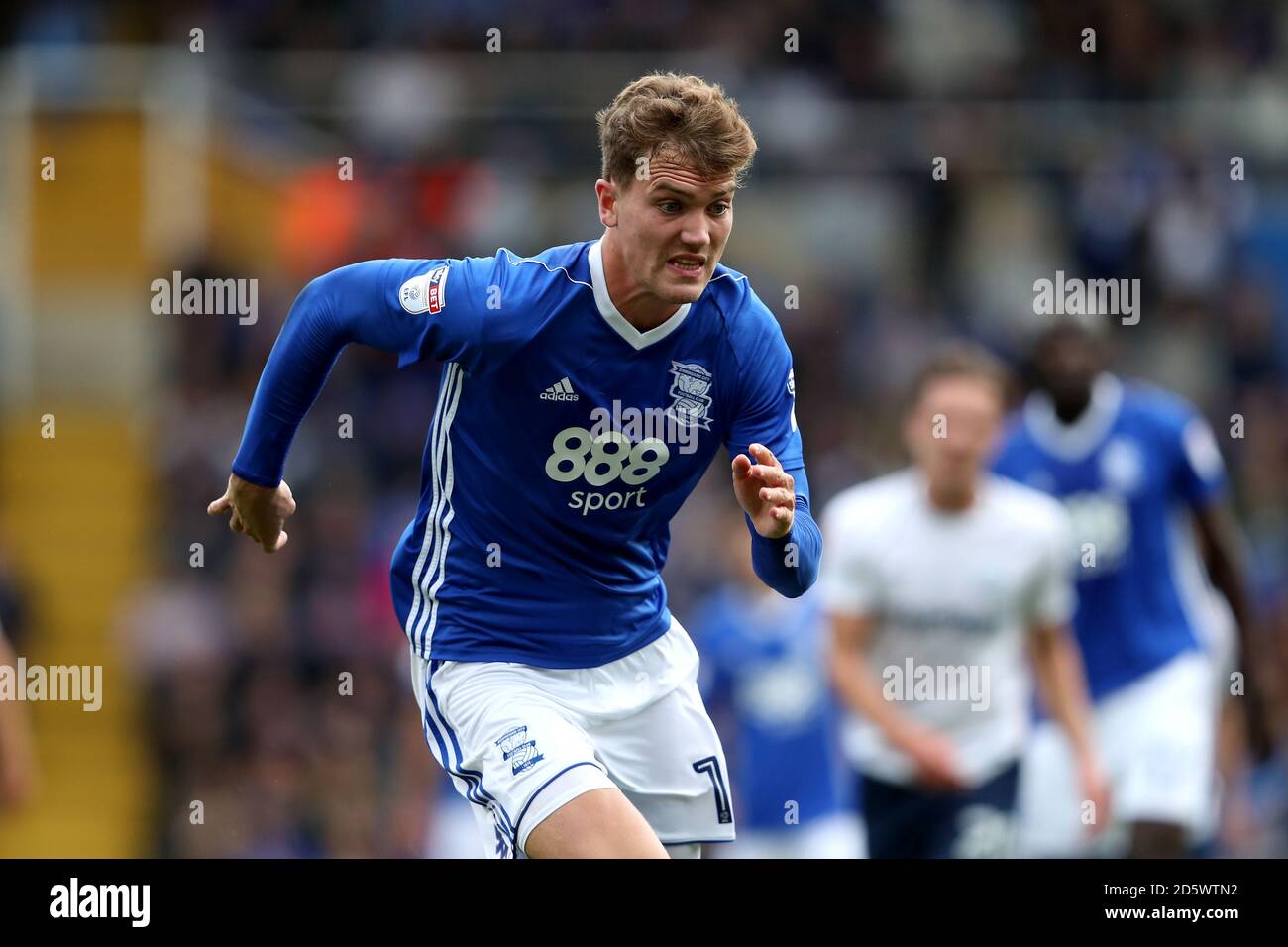 Birmingham City's Sam Gallagher Stock Photo - Alamy
