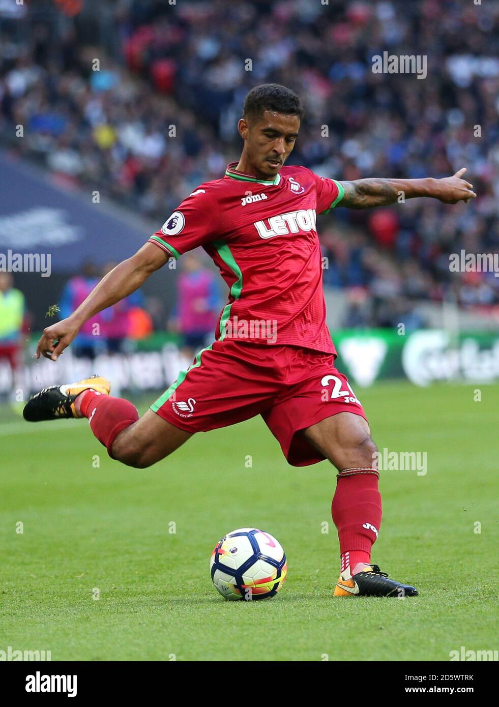 Swansea City's Kyle Naughton Stock Photo - Alamy
