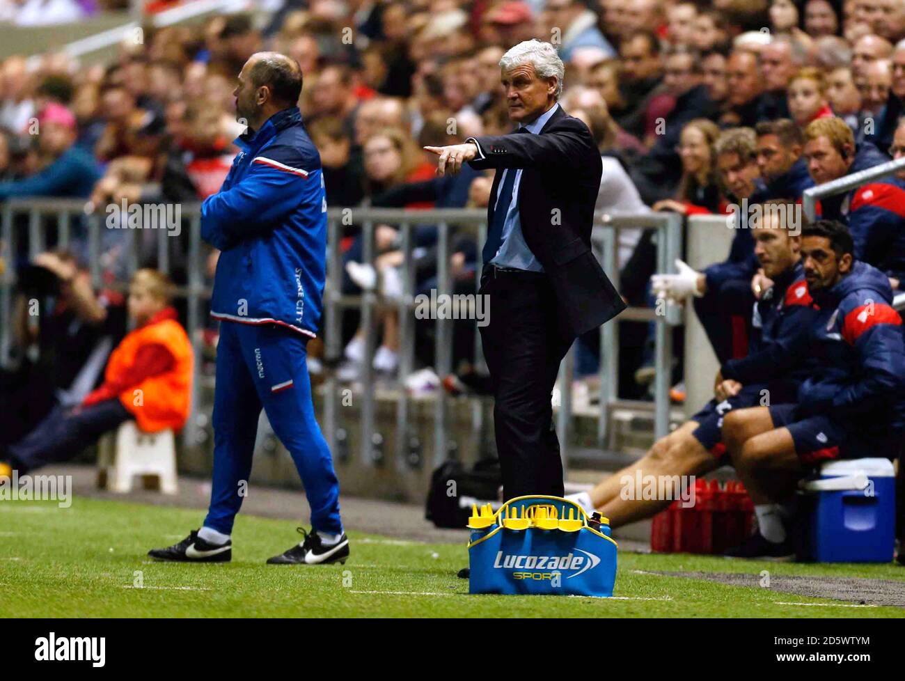 Stoke City manager Mark Hughes Stock Photo - Alamy