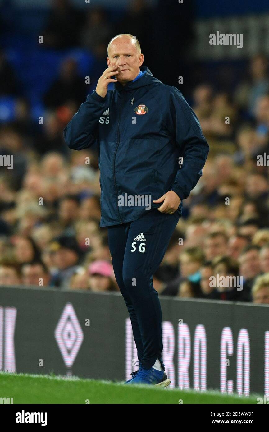 Sunderland manager Simon Grayson Stock Photo - Alamy