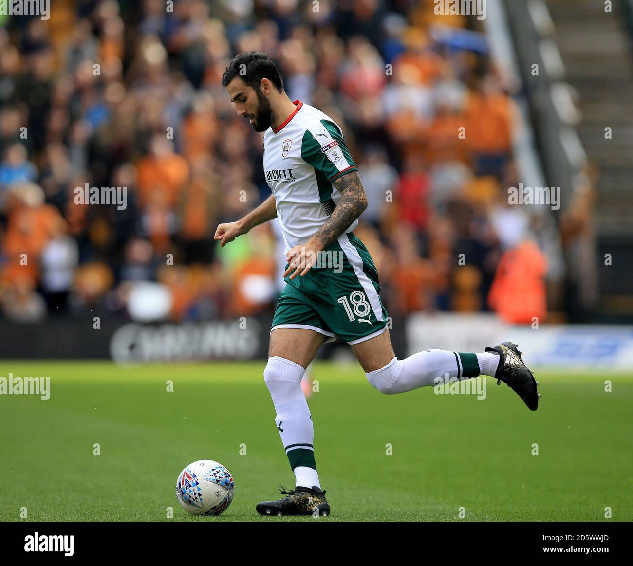 Barnsley's Adam Jackson in action Stock Photo - Alamy
