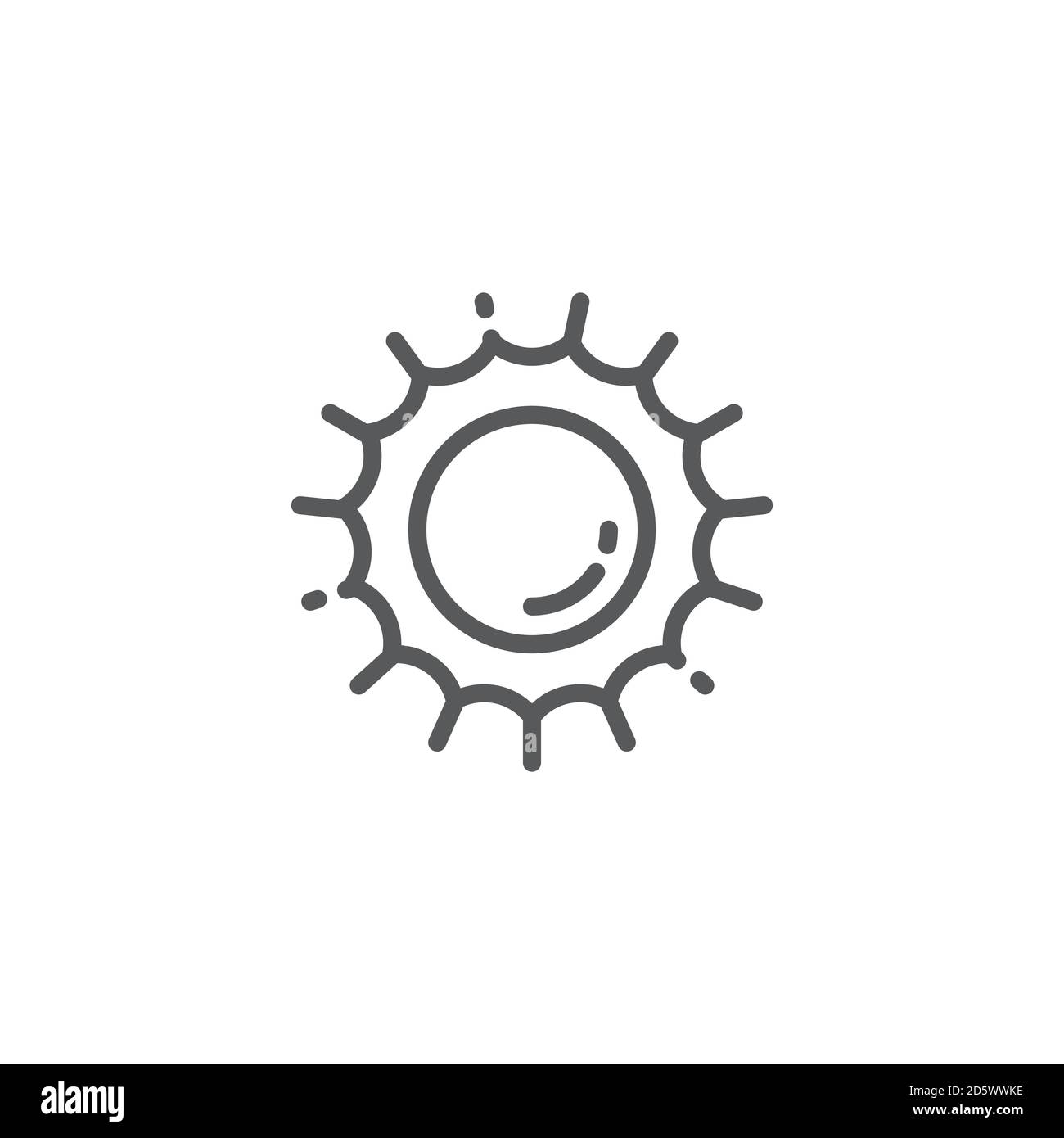 Solar star vector icon symbol isolated on white background Stock Vector ...
