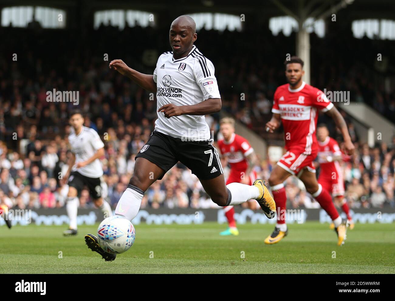 Fulham's Neeskens Kabano in action Stock Photo - Alamy