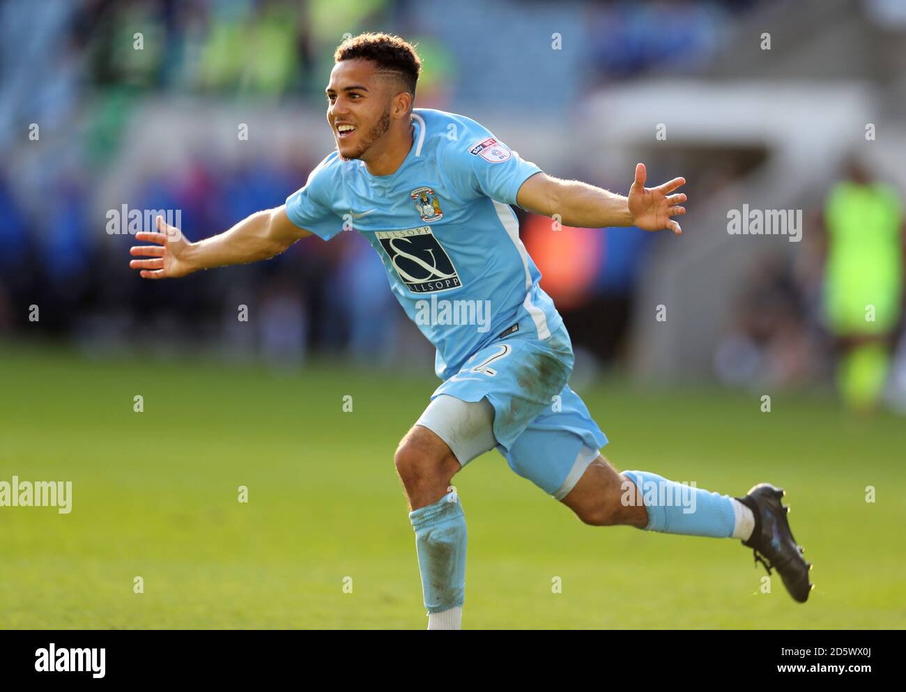 Coventry City's Devon Kelly-Evans celebrates after scoring his side's ...