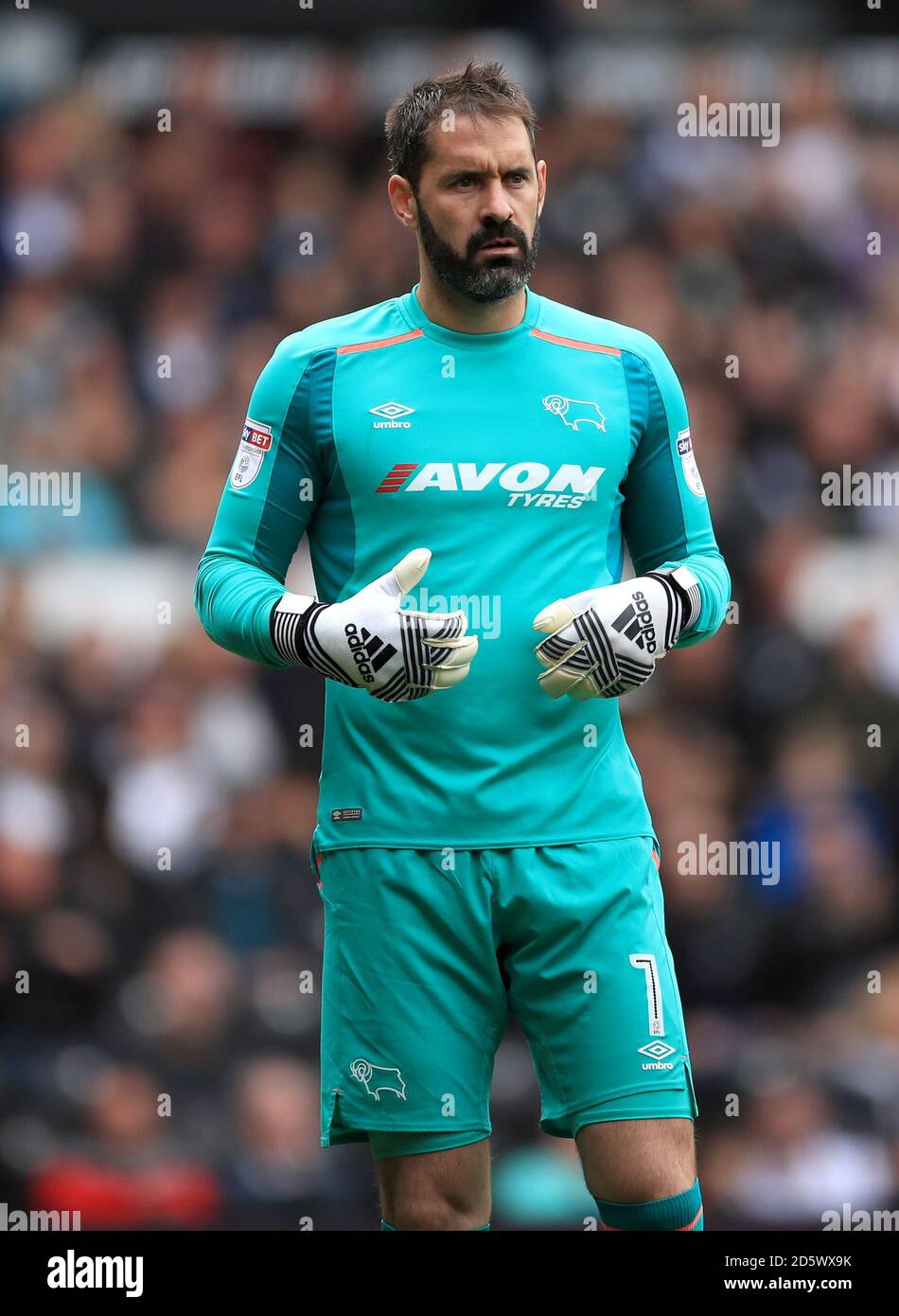 Derby County goalkeeper Scott Carson Stock Photo - Alamy
