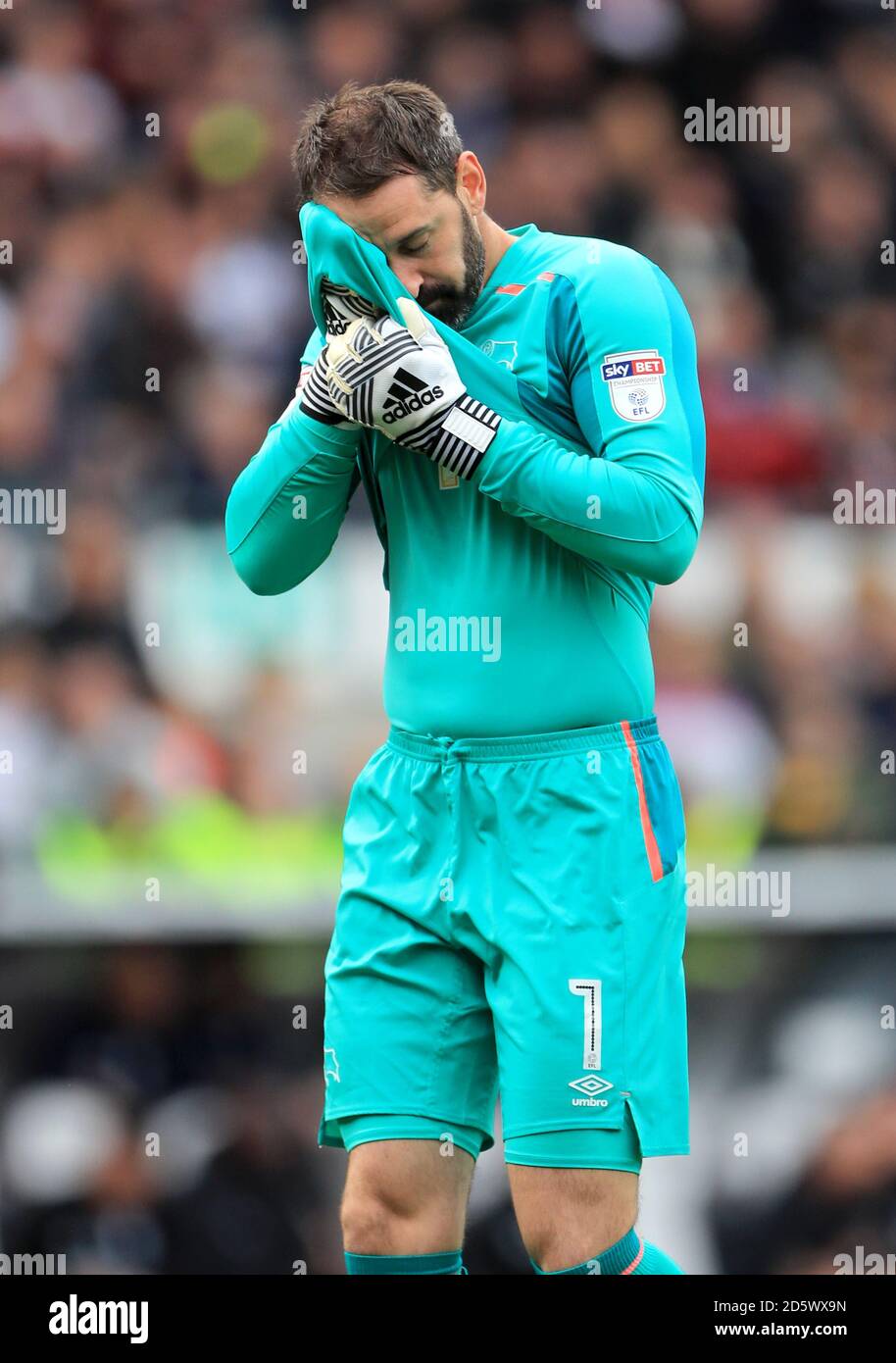Derby County goalkeeper Scott Carson Stock Photo - Alamy