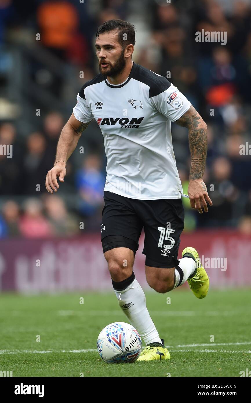 Bradley Johnson, Derby County Stock Photo - Alamy