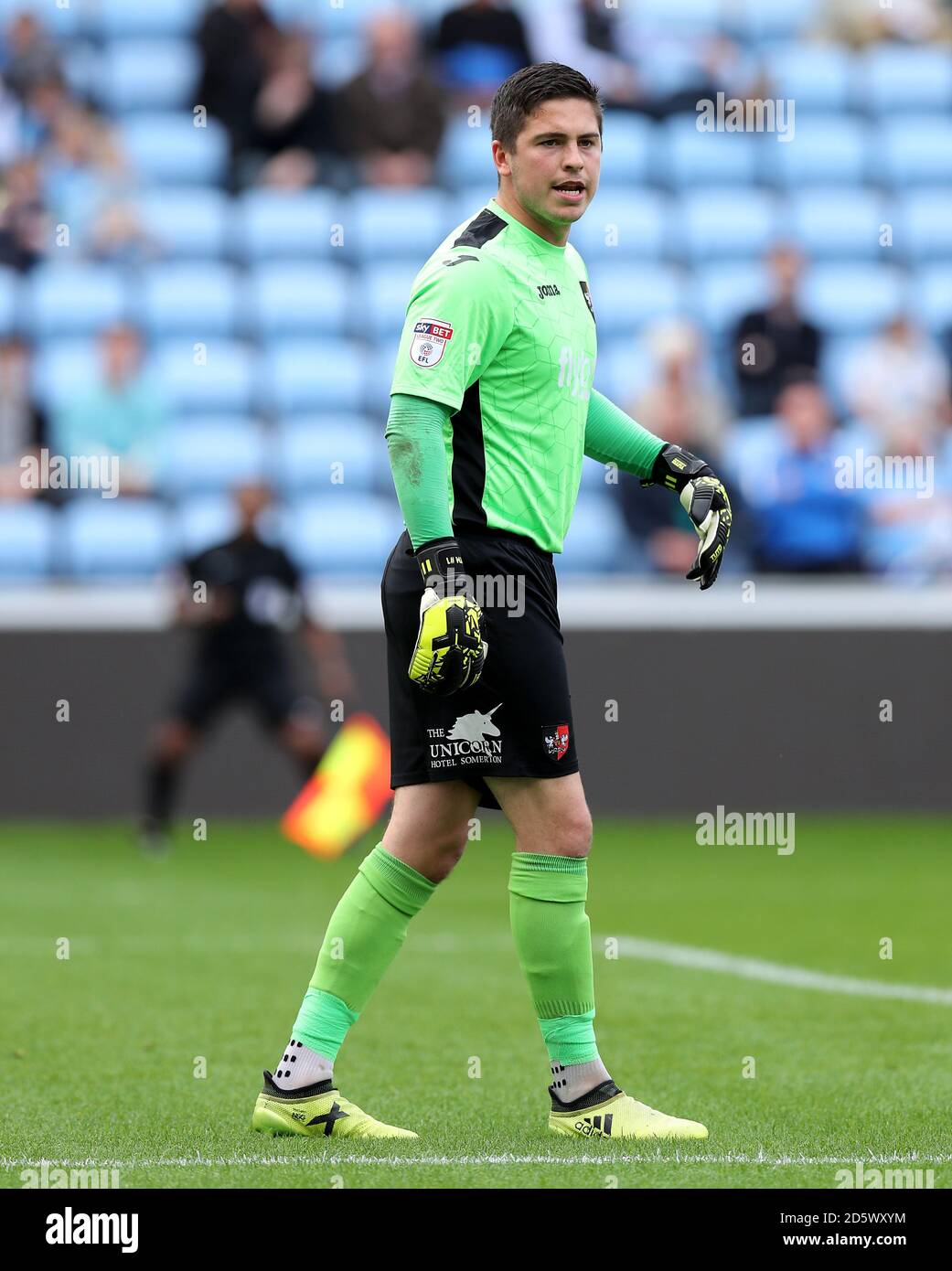 Exeter City's goalkeeper Christy Pym Stock Photo - Alamy